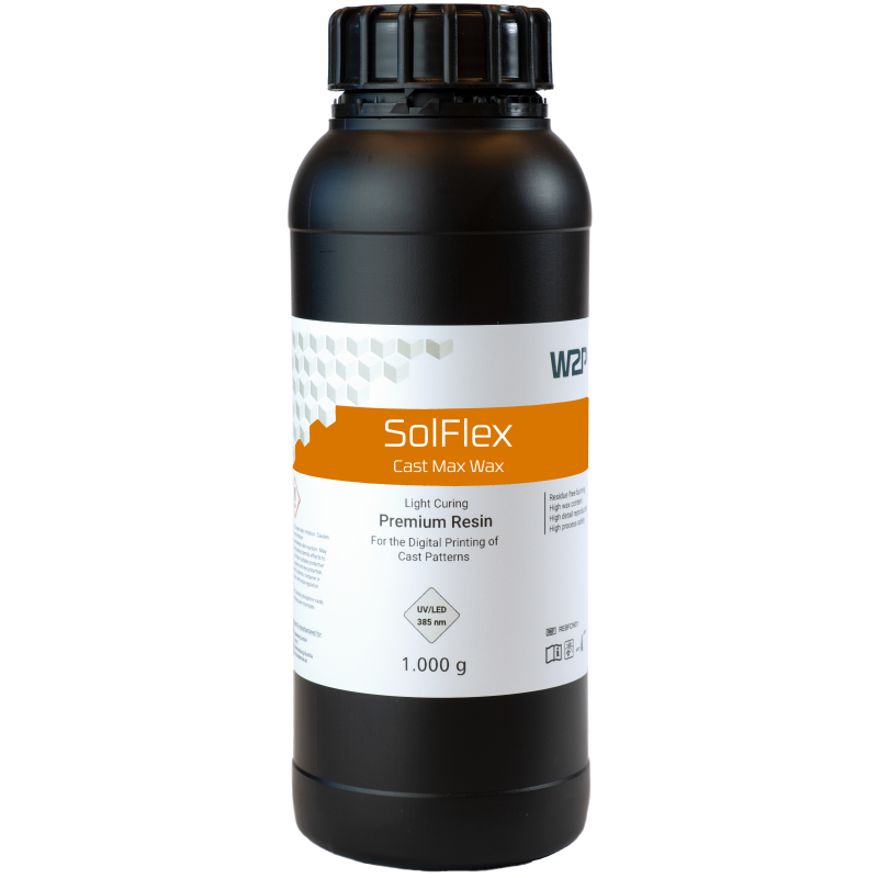 SolFlex Resins - W2P | SolFlex 3D Printers